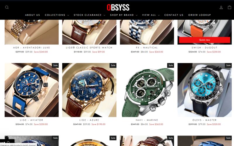 Ob-watches.com | Hello@obsyss.com | (929) 235-1320 | 1 signalement
